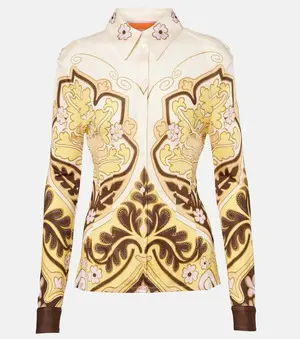 La DoubleJ Spells Placee Printed Shirt