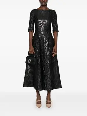 Talbot Runhof Bogna5 Midi Dress