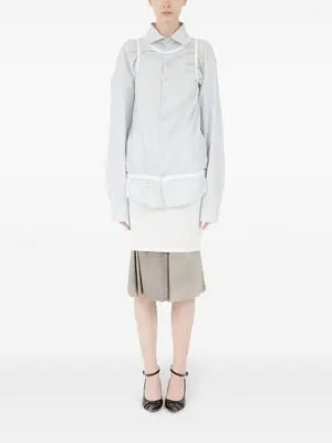 MAISON MARGIELA Four Stitch-logo Cotton Shirt