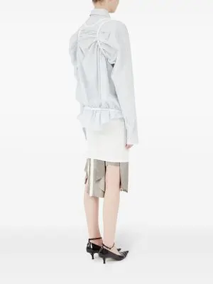 MAISON MARGIELA Four Stitch-logo Cotton Shirt