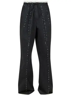 MAISON MARGIELA Four-stitch Logo Track Pants