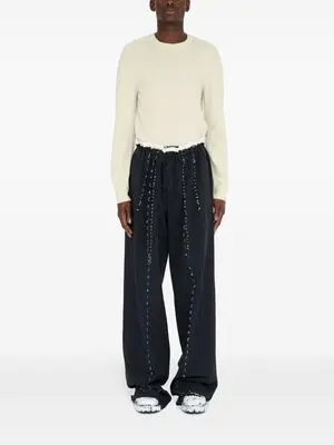 MAISON MARGIELA Four-stitch Logo Track Pants