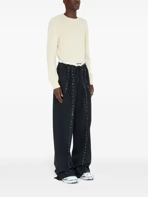 MAISON MARGIELA Four-stitch Logo Track Pants