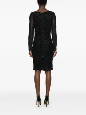 Talbot Runhof Glitter-detailed Mini Dress