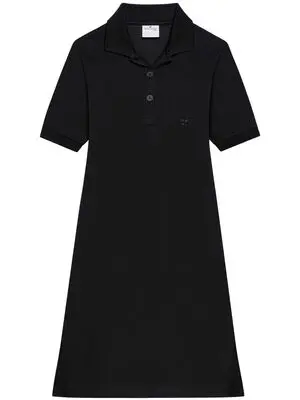COURREGES Polo Mini Dress - Black