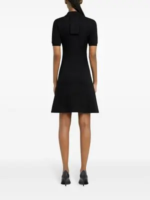 COURREGES Polo Mini Dress - Black