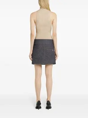 COURREGES Ribbed-knit Tank Top