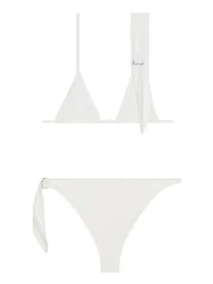 COURREGES Scarf Bikini - White