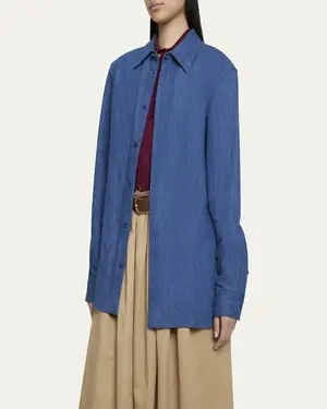 Gabriela Hearst Judie Denim Shirt