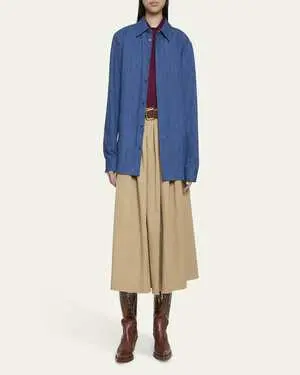 Gabriela Hearst Judie Denim Shirt