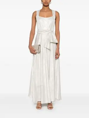 BARUNI Monarda Maxi Dress - Neutrals