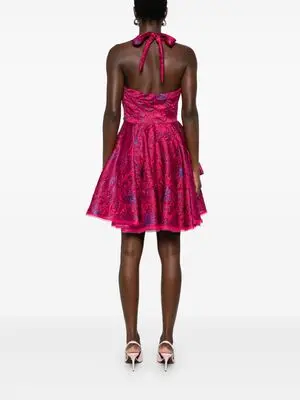 Talbot Runhof Lombino Mini Dress