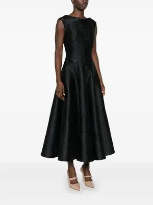 Talbot Runhof Tomini5 Midi Dress