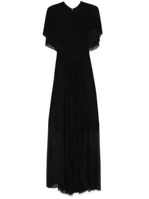 Talbot Runhof Draped-detail Gown
