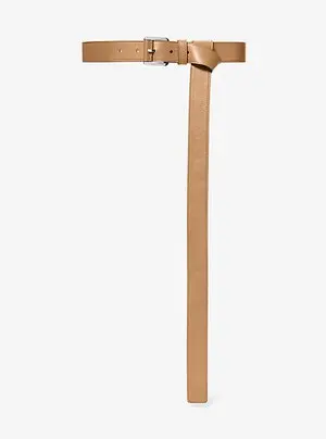 Michael Kors Michael Kors Collection Jodi Leather Belt Brown
