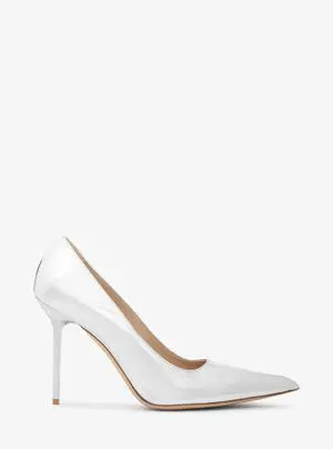 Michael Kors Winona Specchio Leather Pointed Toe High Heel Pumps
