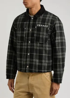CHERRY LOS ANGELES Checked-jacquard Chenille Jacket