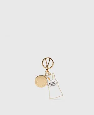 Stella McCartney About Fucking Time! Tank Top Keychain - Gold