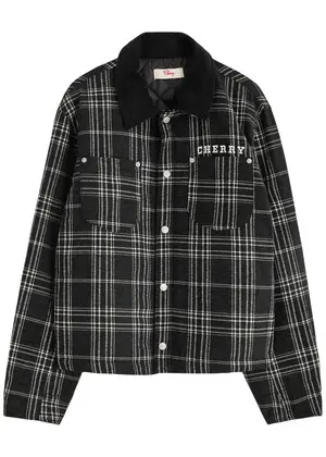 CHERRY LOS ANGELES Checked-jacquard Chenille Jacket