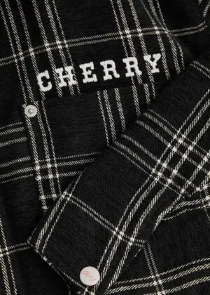 CHERRY LOS ANGELES Checked-jacquard Chenille Jacket