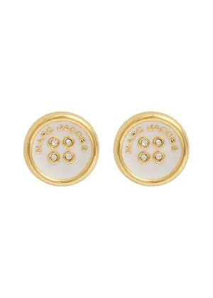 Marc Jacobs Marc Jacobs Button Stud Earrings Gold