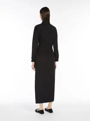 Max Mara Cotton Poplin Fitted Dress