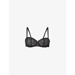 Chantelle Origins Half-cup Underwired Lace Bra - Black