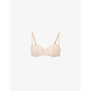 Chantelle Origins Half-cup Underwired Lace Bra - Golden Beige
