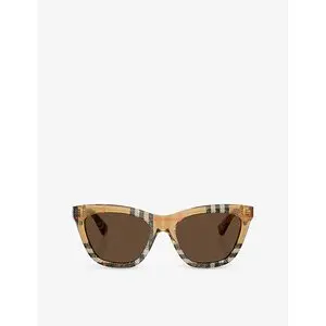 Burberry Cat-eye Acetate Sunglasses - Brown