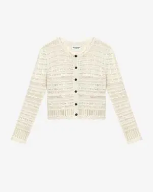 MARANT ETOILE Ajaline Cardigan - Ecru