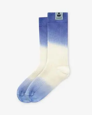 Isabel Marant Mizia Socks - Light Blue/blue