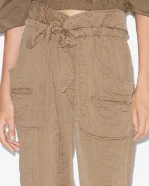 MARANT ETOILE Serida Pants - Khaki