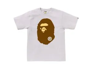 A BATHING APE Big Ape Head T-shirt - Light Grey