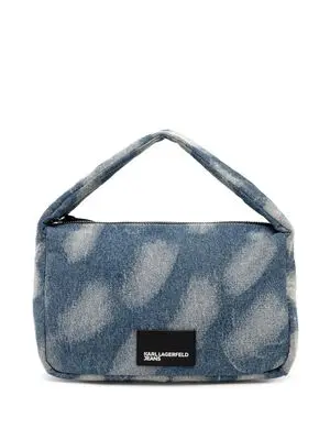 Karl Lagerfeld Bleached Denim Tote