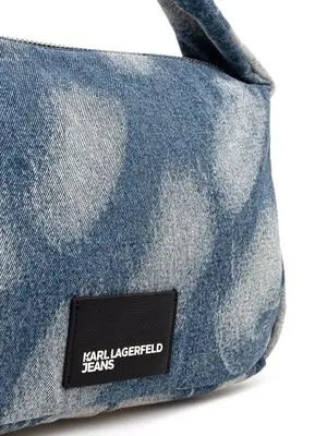 Karl Lagerfeld Bleached Denim Tote