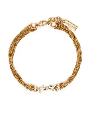 Saint Laurent Cassandre Chain Bracelet - Gold