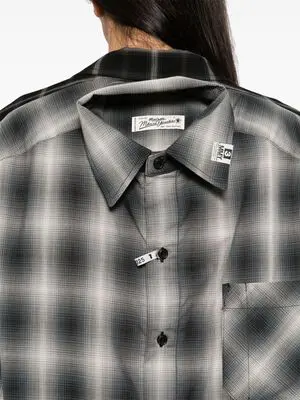 Mihara Yasuhiro Double Layered Check Shirt
