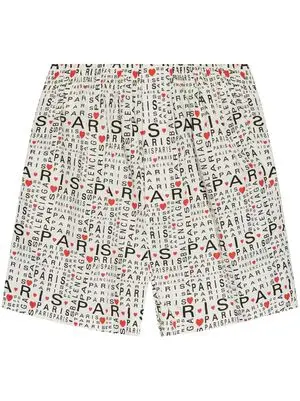 Balenciaga Print Shorts