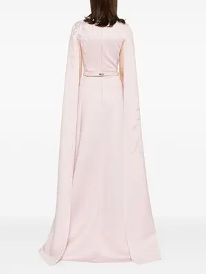 SAIID KOBEISY Floral Embroidered Kaftan