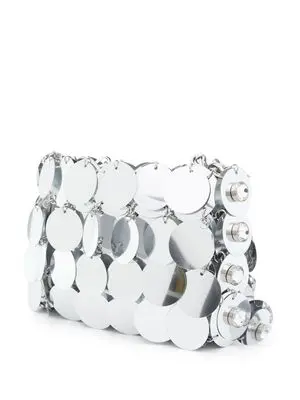 Rabanne Sequined Mini Bag - Silver