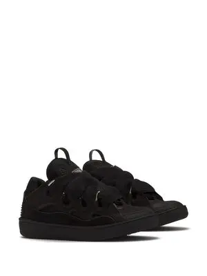 LANVIN Curb Low Top Sneakers - Black