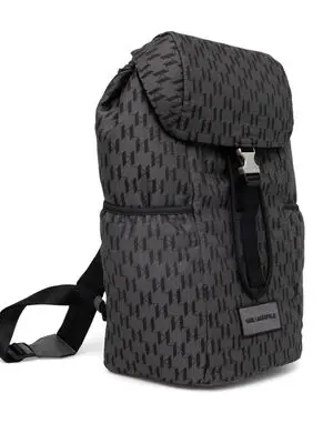 Karl Lagerfeld Monogram-jacquard Backpack