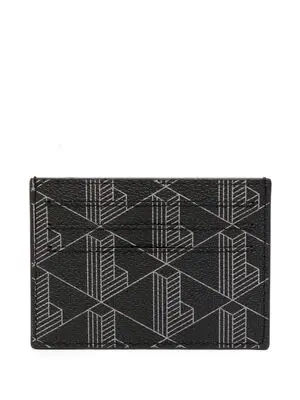 Lacoste Monogram Noir Gris Cardholder