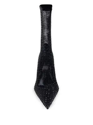 Balenciaga 110mm Avenue Fishnet Booties