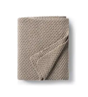 DOMANI HOME Newport Throw Blanket - Taupe