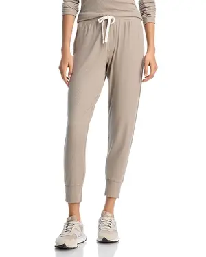 Splits59 Kiki Rib 7/8 Jogger Pants - Latte