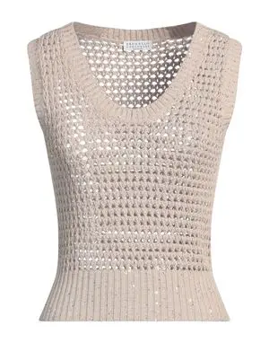 Brunello Cucinelli Open-knit Sleeveless Sweater