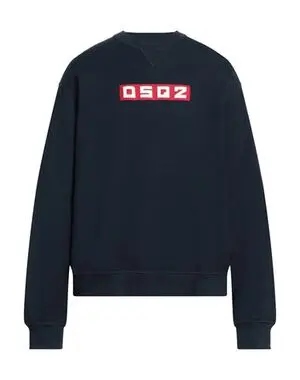 Dsquared2 Cotton Fleece Sweatshirt - Navy