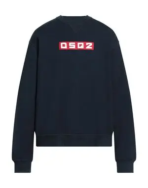 Dsquared2 Cotton Fleece Sweatshirt - Navy