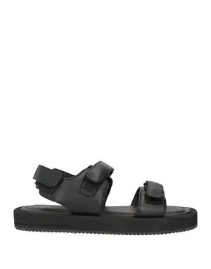 COPENHAGEN  Leather Sandals - Black